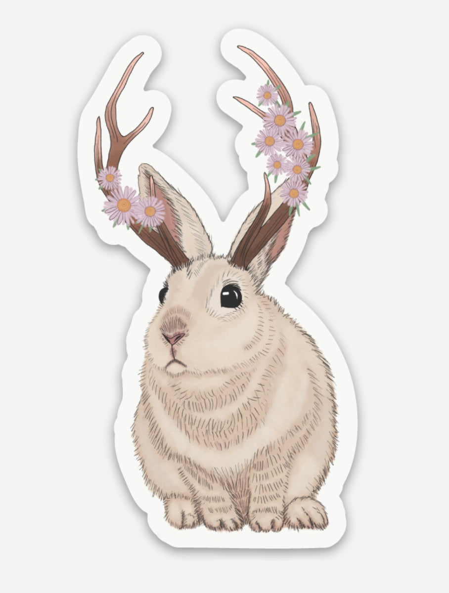 Jackalope Sticker – Golden Grove Collective